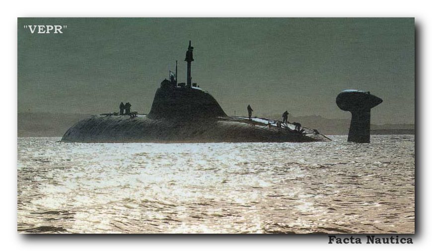 WIEPR (VEPR) K-157 - rosyjski atomowy okręt podwodny (SSN Akuła II)